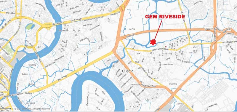 CĂN HỘ GEM RIVERSIDE DƯỚI GÓC NHÌN TỪ VỊ TRÍ