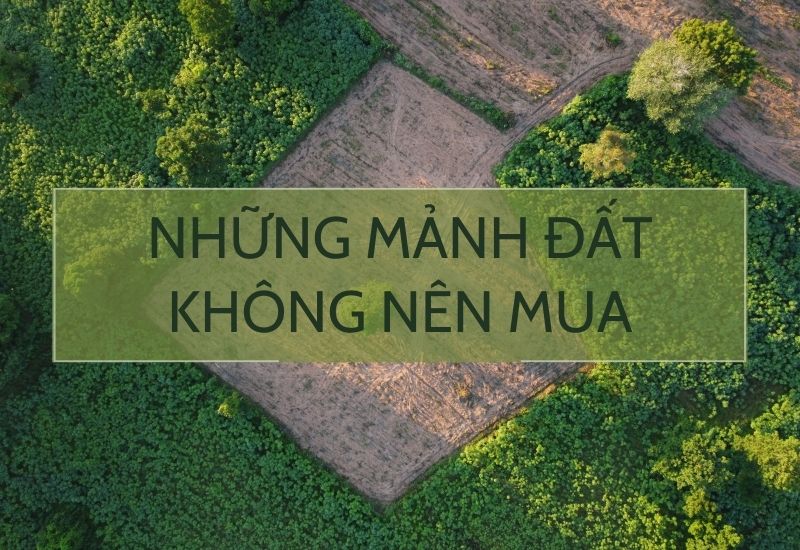 [Giải đáp] Những mảnh đất không nên mua